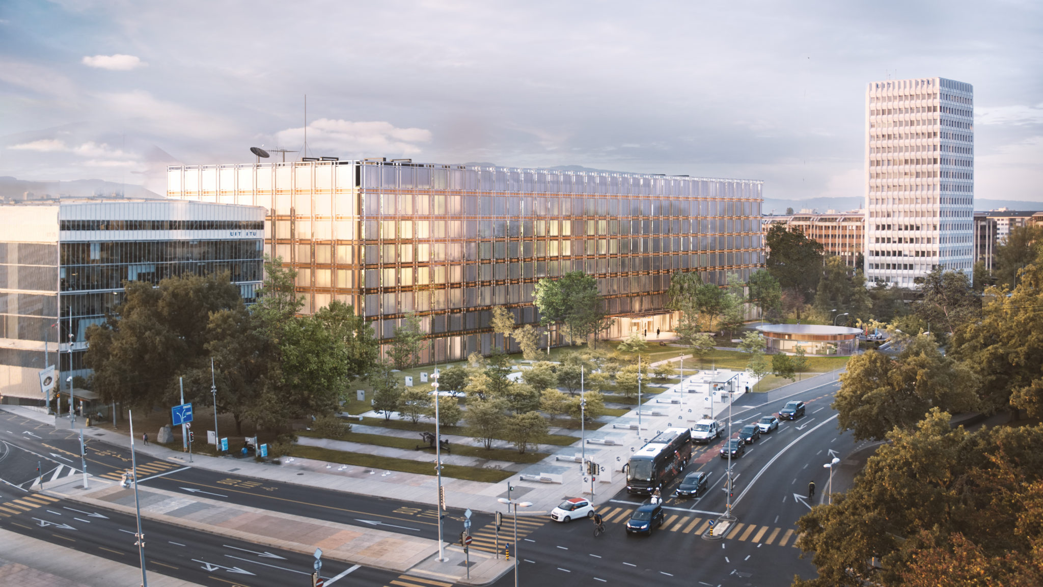 ITU Headquarters : New Building Project / Geneva - Christian Dupraz ...